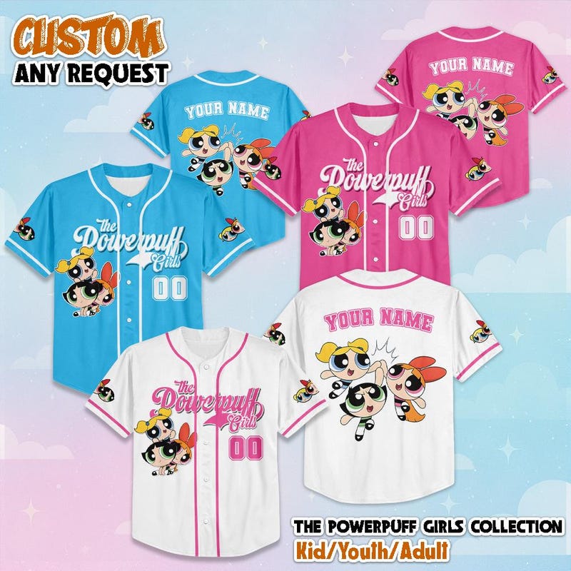 Power Puff Bubbles Jersey - Etsy