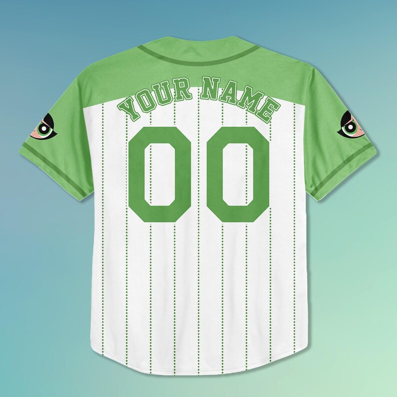 Personalized the Powerpuff Girls Buttercup Baseball Jersey, Buttercup ...