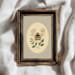 Vintage Bee Botanical Art Print: Cottagecore Wildflower Illustration ...