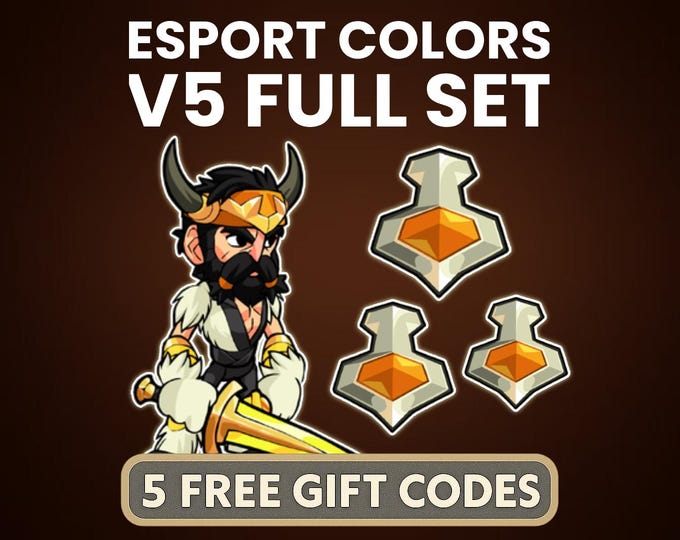 Brawlhalla | All Legends | Esports V5 Color - Etsy