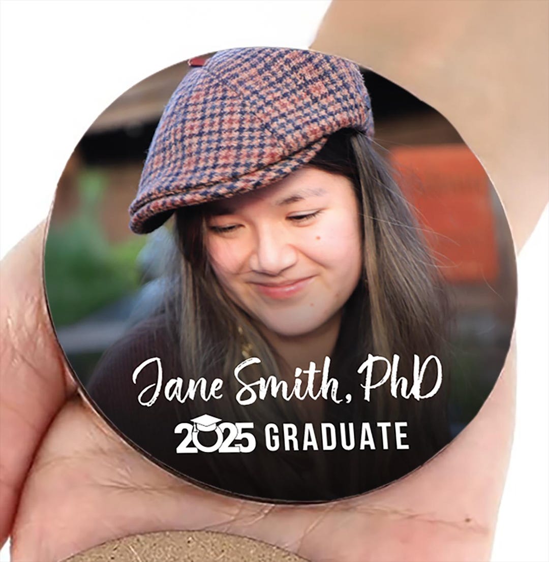 Custom 3" Graduation Pins | Personalized Senior Gifts | Grad Party ...