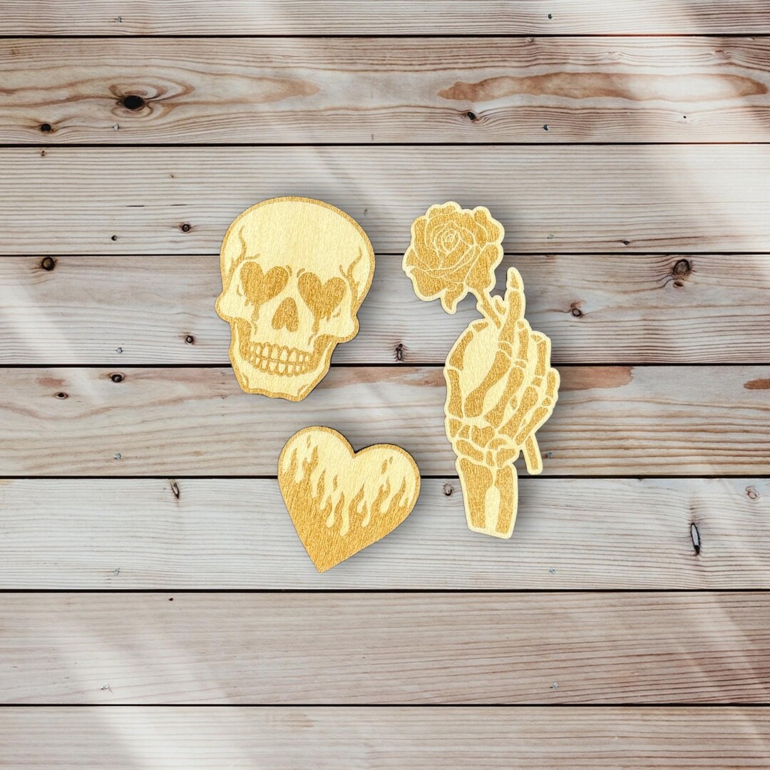 Til Death Do Us Heart Magnet Set | Spooky Valentine Gift | Gothic Love ...