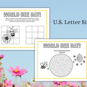 World Bee Day Activities | Games & Coloring Pages | World Bee Day ...