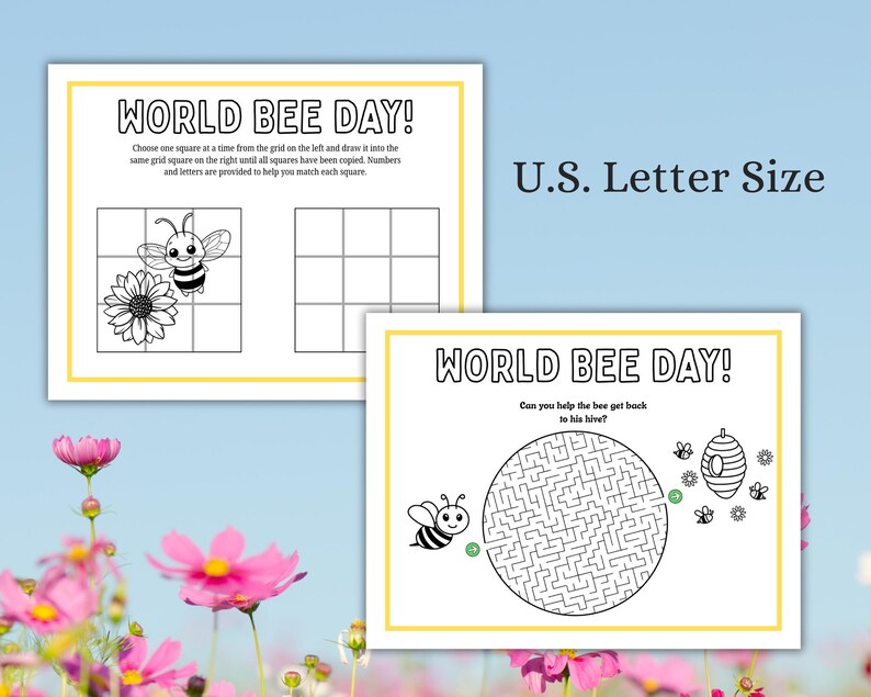 World Bee Day Activities | Games & Coloring Pages | World Bee Day ...