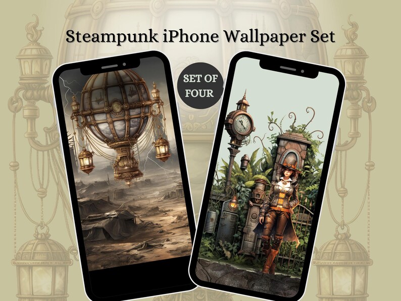 IPhone Lock Screen Steampunk Theme | Wallpaper for Phone | iPhone 14 ...