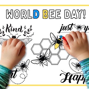World Bee Day Activities | Games & Coloring Pages | World Bee Day ...