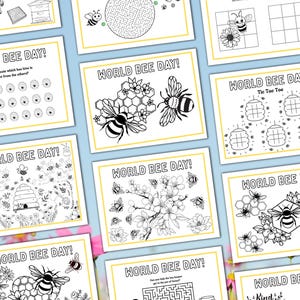 World Bee Day Activities | Games & Coloring Pages | World Bee Day ...