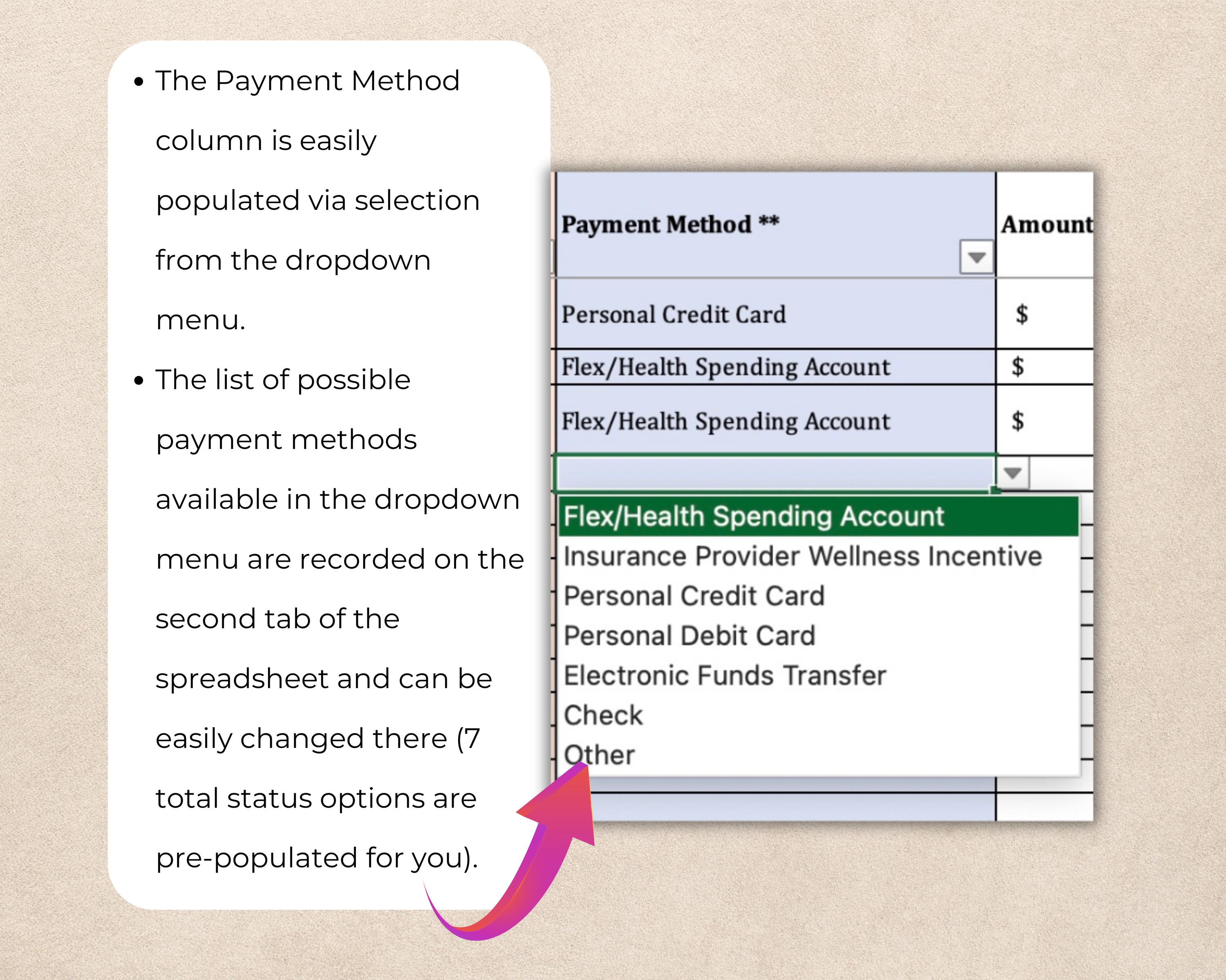 Medical Expense Tracker Excel Template: HSA/FSA, Insurance Budget ...