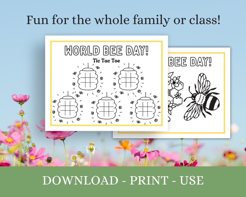 World Bee Day Activities | Games & Coloring Pages | World Bee Day ...