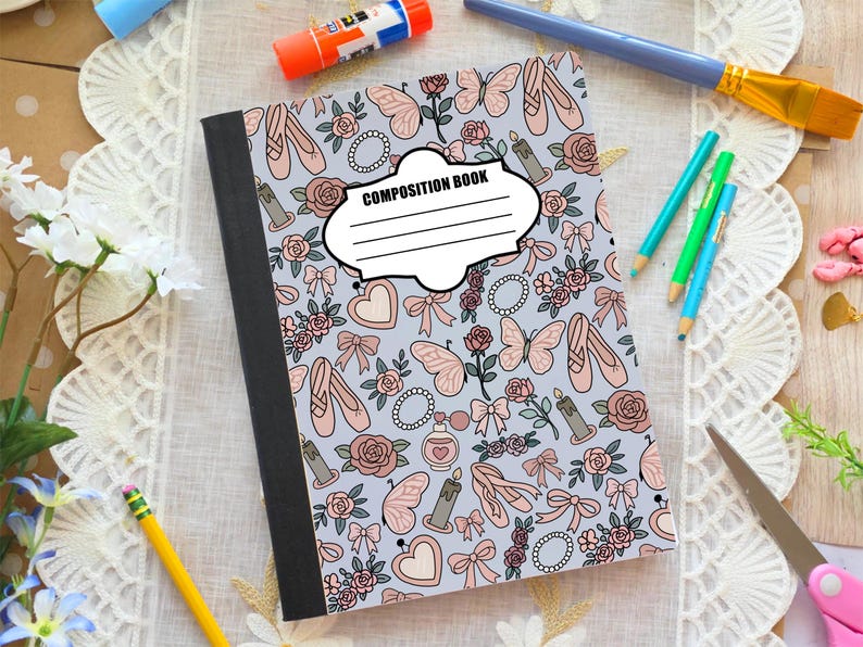 Printable Composition Notebook Cover PNG Back to School Personal ...