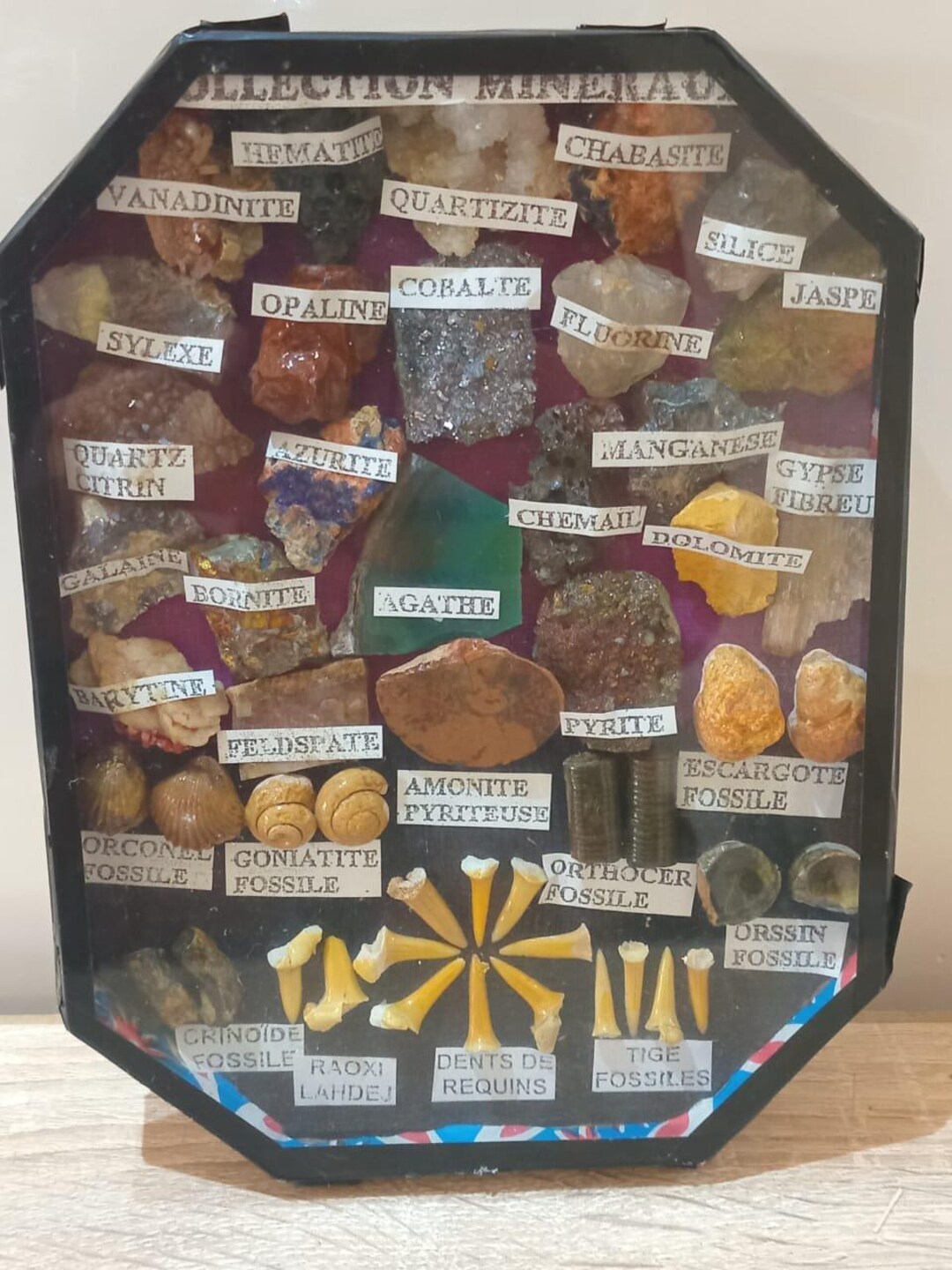 Antique Mineral Box Wooden Tilted Box Vintage Display - Etsy