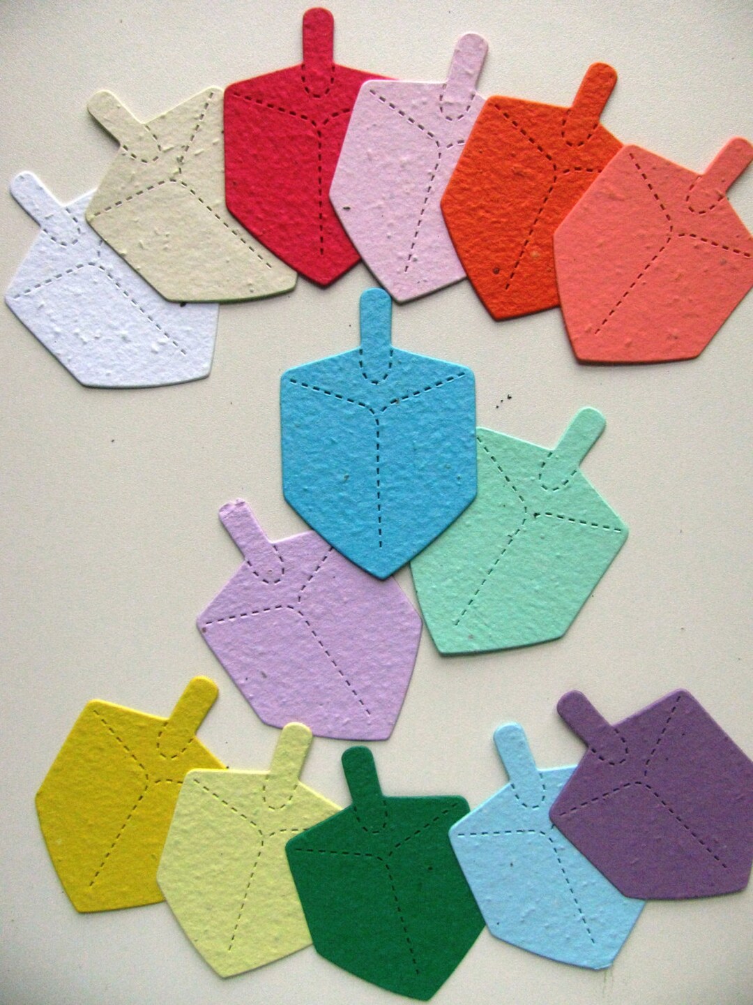 24 Seed Paper Dreidels - Etsy
