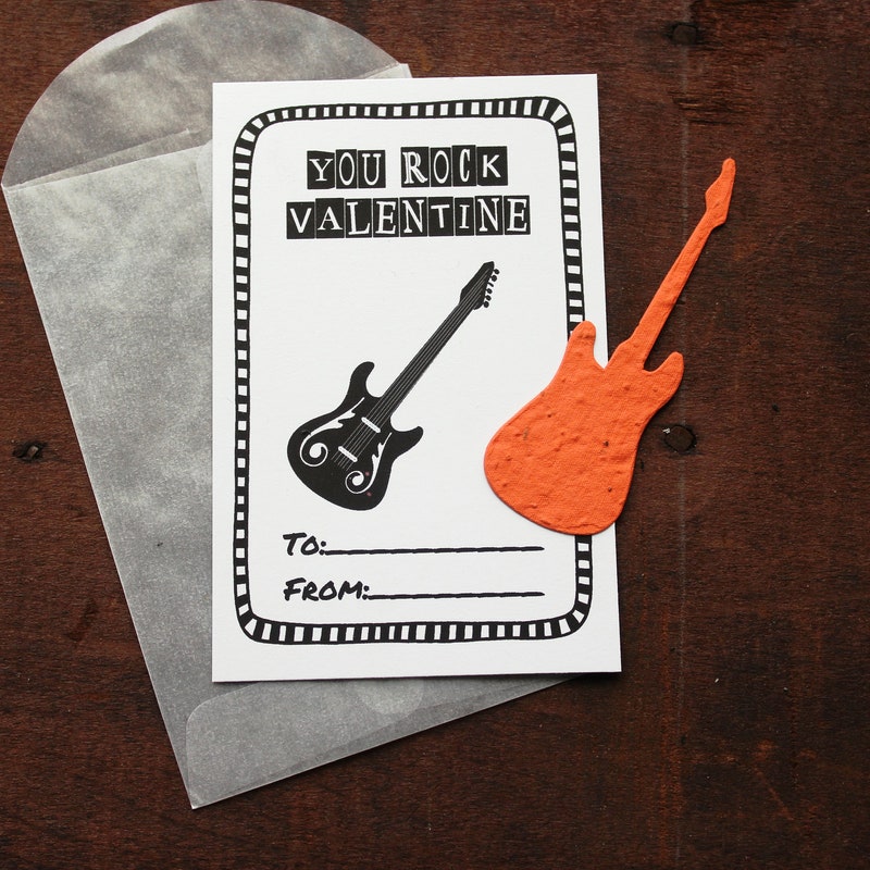 You Rock Valentine - Etsy