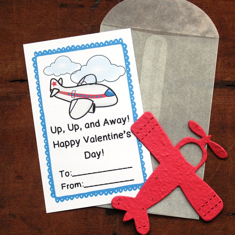 Airplane Card - Etsy