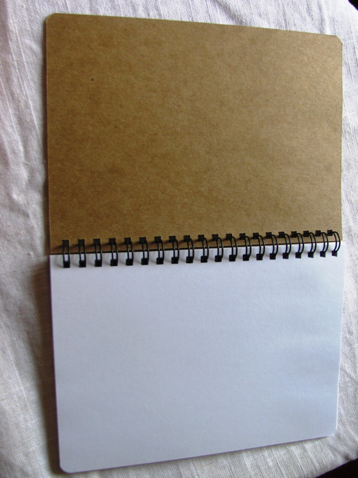 Whimsical Dandelion Hand Stamped Chipboard Notebook 5 X 7 - Etsy