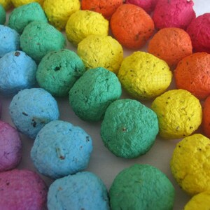 360 Rainbow Seed Bombs- 6 Color Combo - Etsy