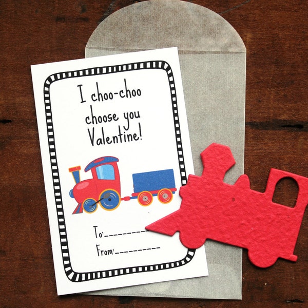 Train Valentine - Etsy