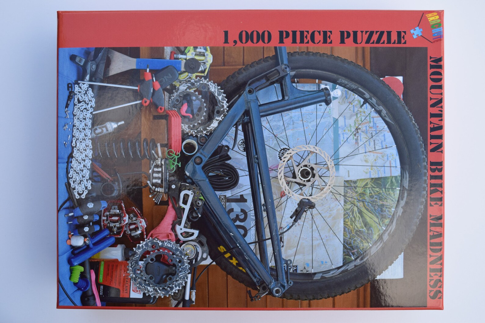 Parachute Puzzles Mountain Bike Madness 1000 Piece Jigsaw Puzzles - Etsy