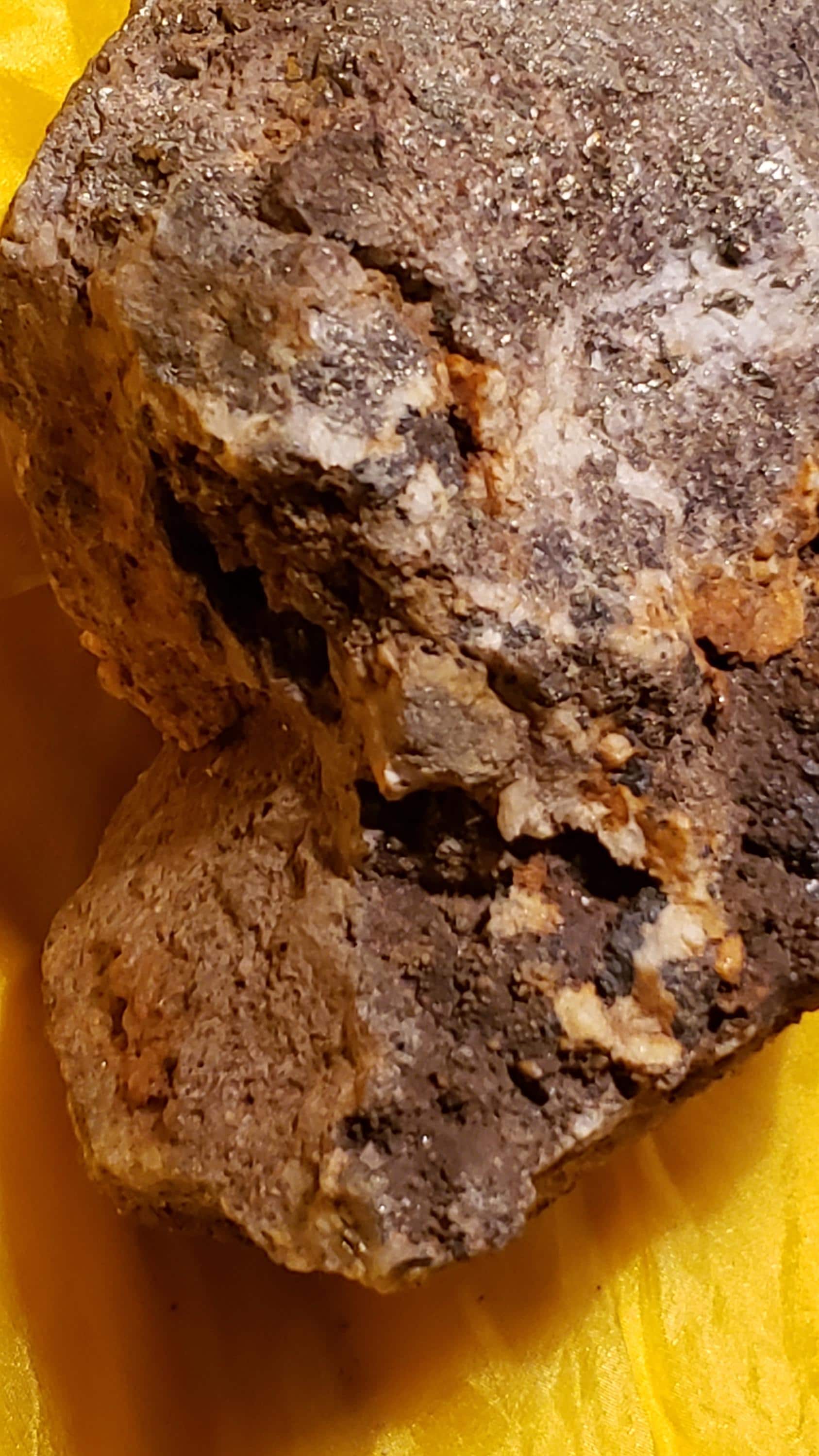 Rich Gold Ore Stone Rock Display Specimen Showing Gold Silver Copper 3 ...