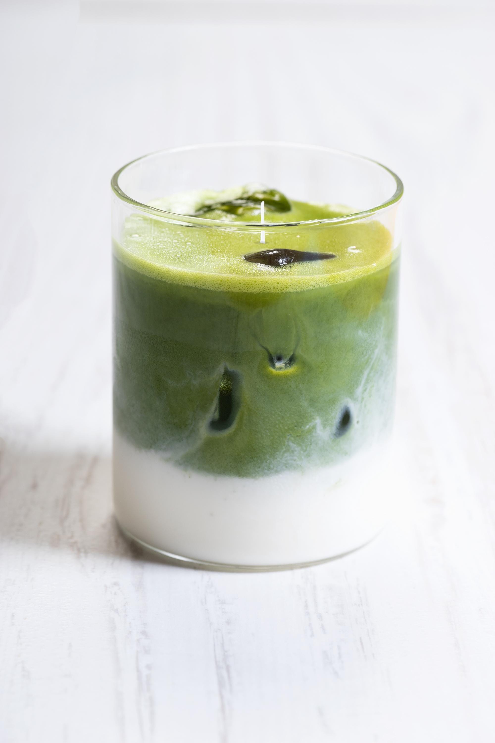 Matcha Latte Candle | Iced Matcha Latte Handmade Candle | Matcha Candle ...