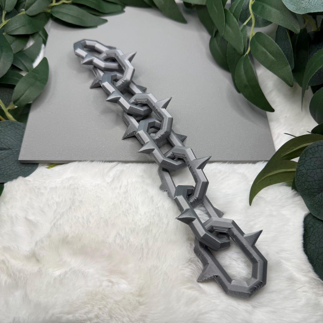 Cosplay Spiked Chain - Etsy