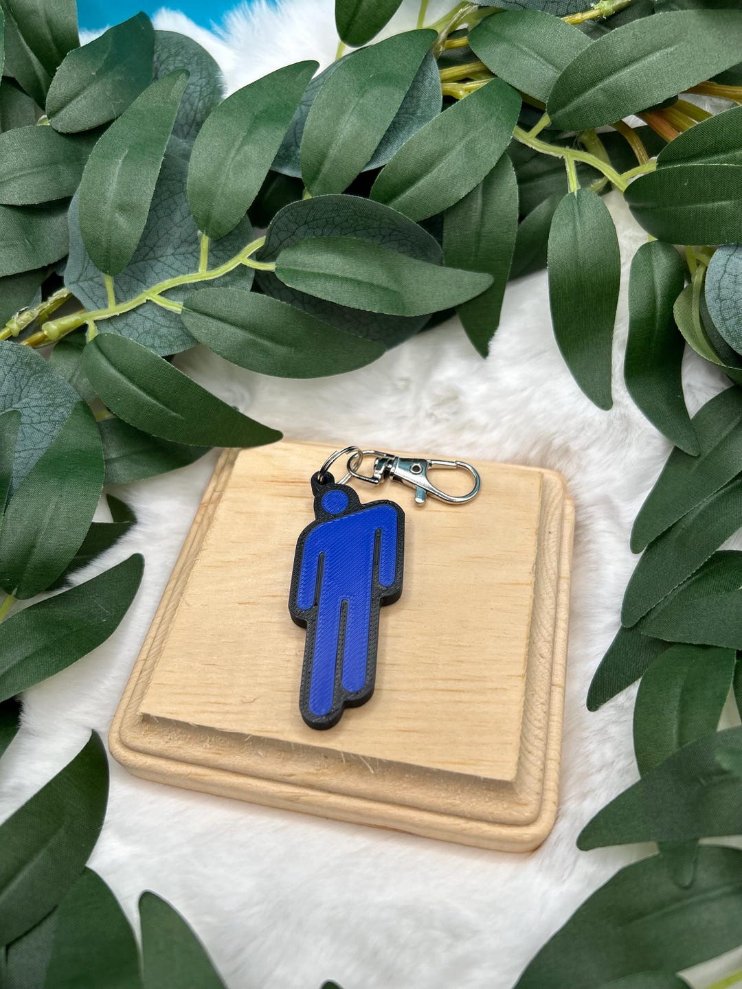 Billie Eilish Blohsh Inspired Keychain/bag Charm - Etsy