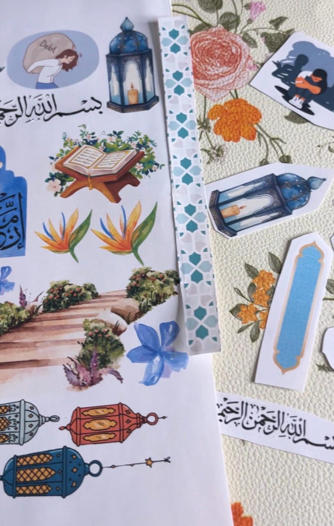 Matte Islamic Stickers | Faith Quotes, Dua & Quran (16-pack) - Etsy