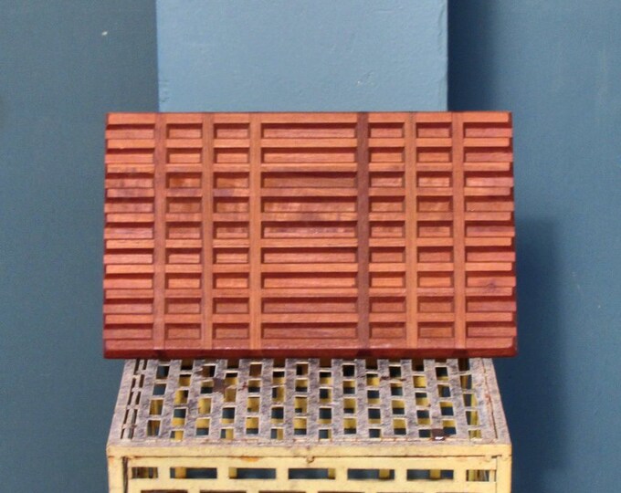 Vintage Dansk Teak Wood Trivet Lattice Design Danish Modern Kitchen ...