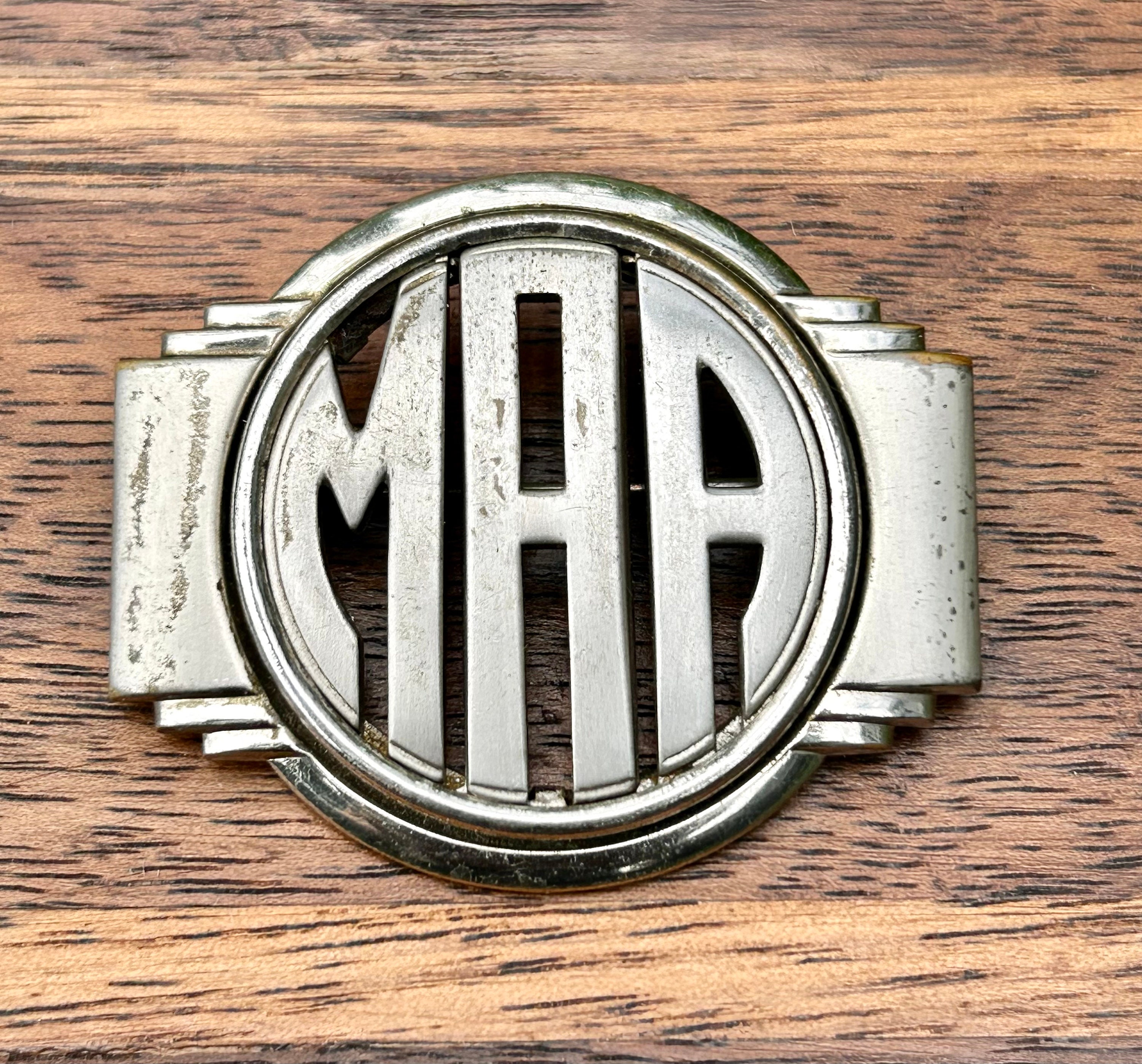 Antique Art Deco Brooch Monocraft Monogram MAA Vintage Fashion - Etsy