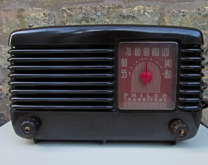 Vintage Philco Transitone Radio Model 49-500 in Walnut - Etsy