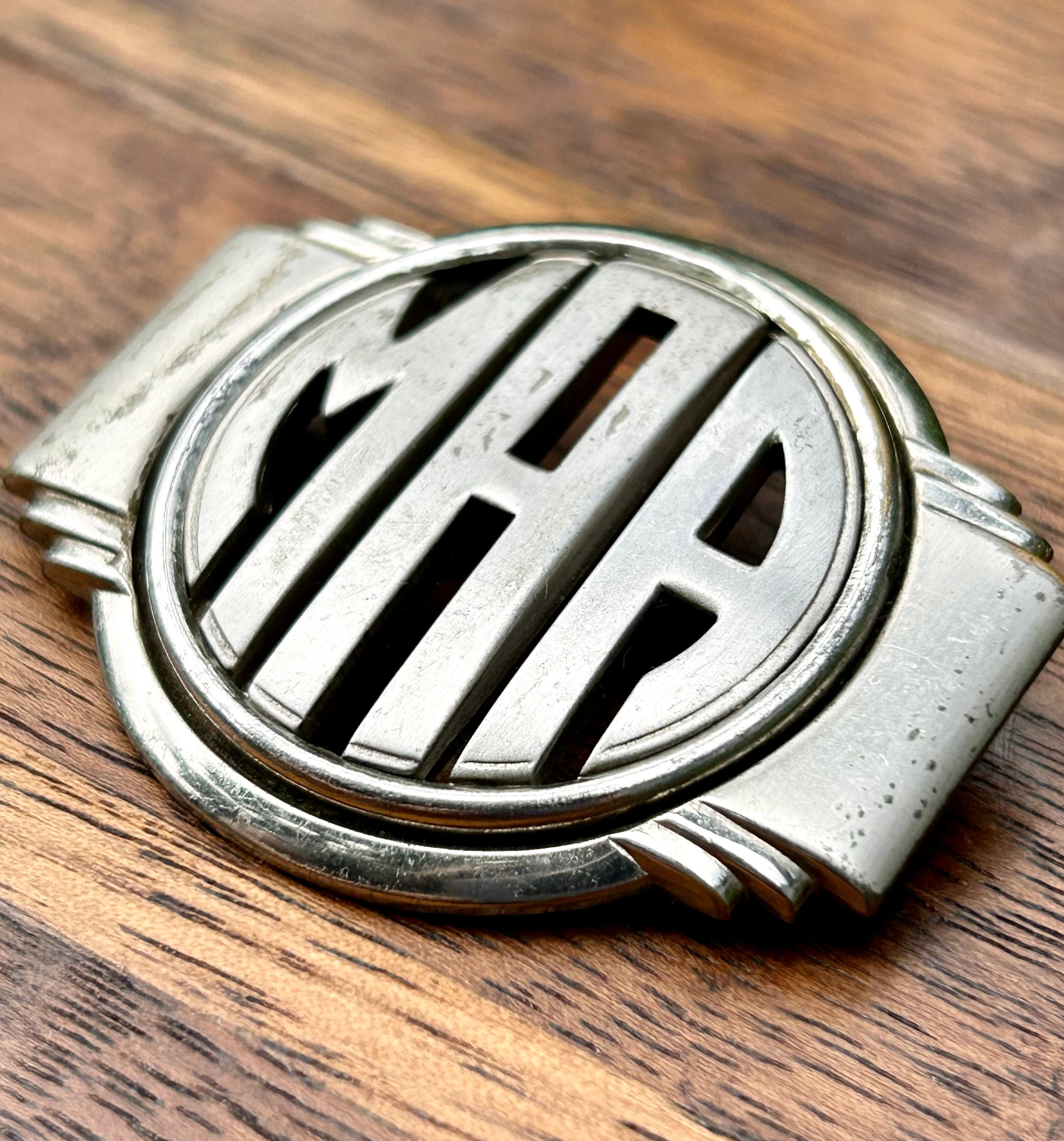 Antique Art Deco Brooch Monocraft Monogram MAA Vintage Fashion - Etsy