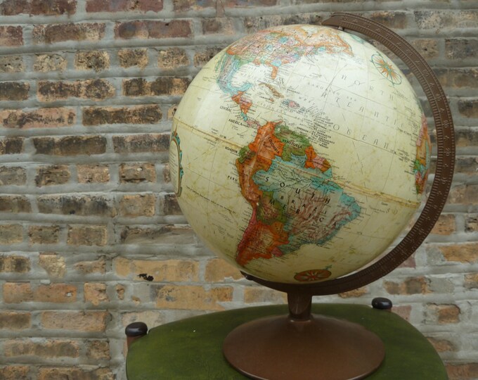 Vintage Replogle World Classic 12 Inch Globe - Leroy M. Tolman - Etsy