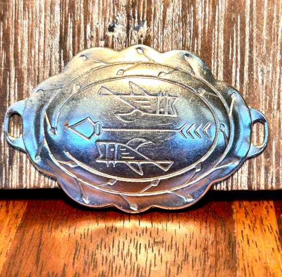 Vintage badge medal fish - Gem