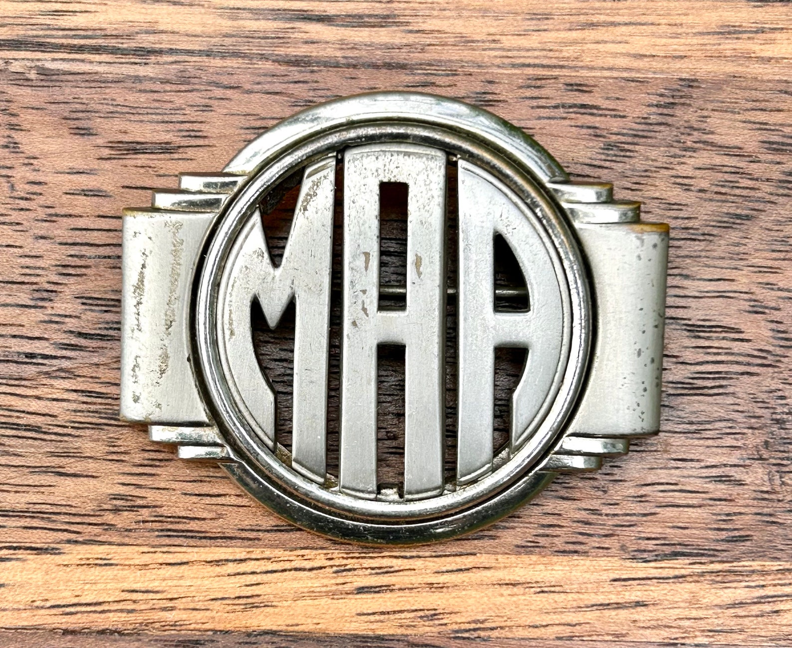 Antique Art Deco Brooch Monocraft Monogram MAA Vintage Fashion - Etsy