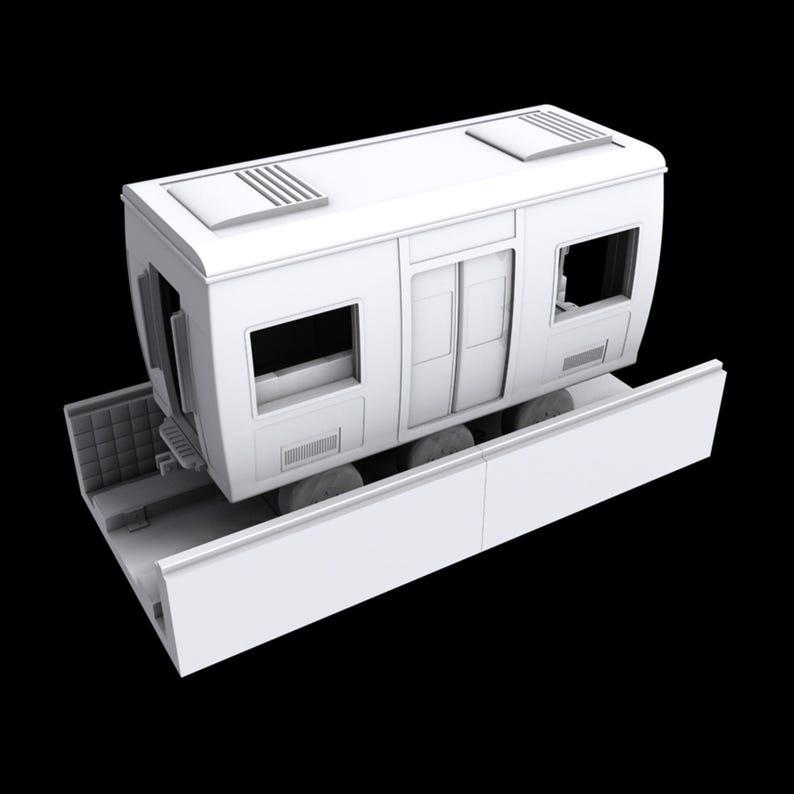 3D Printed RPG Terrain: Fallout-inspired Subway Ruins - Wasteland ...