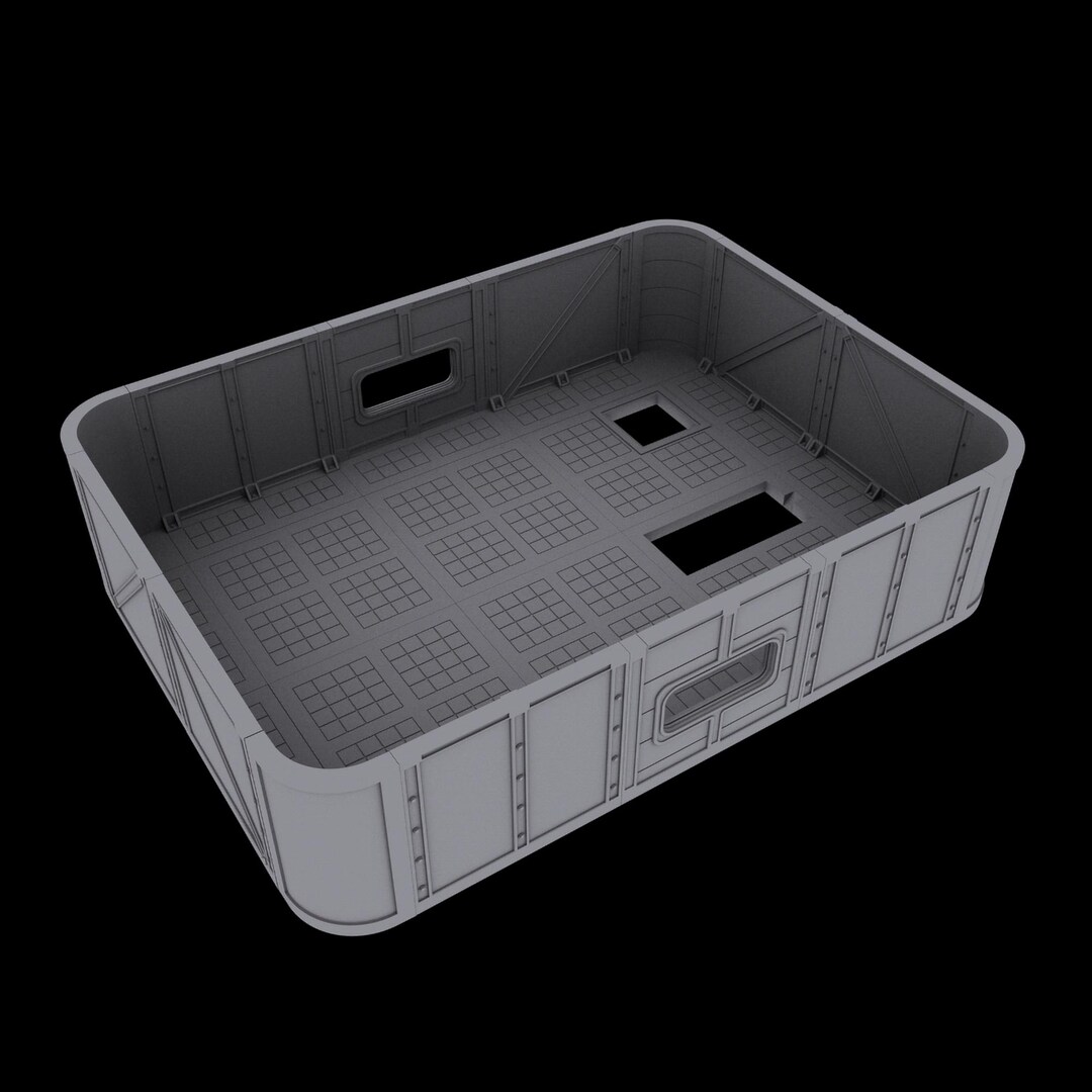 3D Printed Post-apocalyptic Building Terrain - Atomic Waste Depot ...
