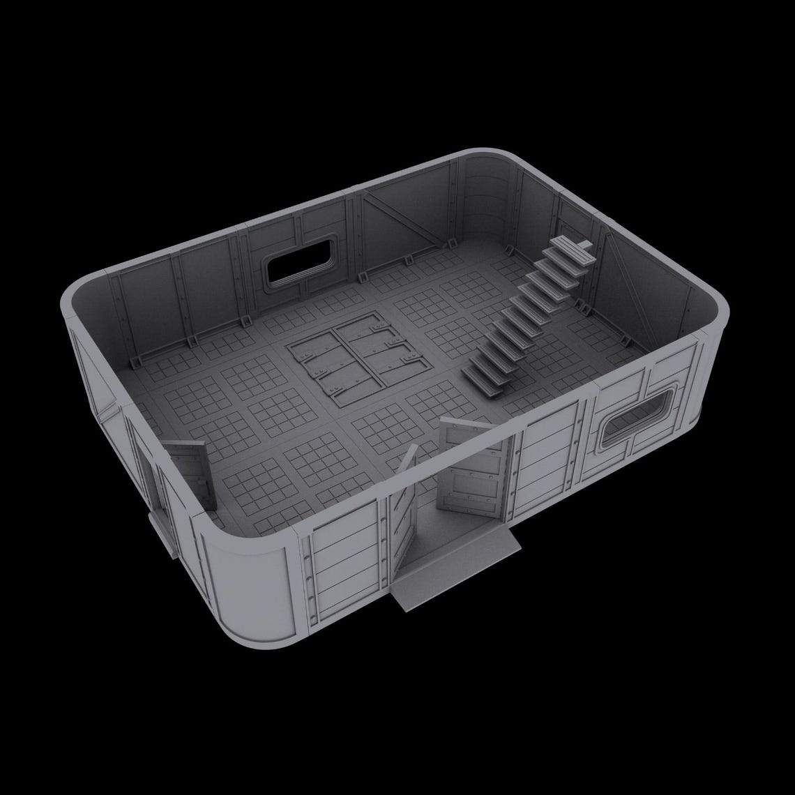 3D Printed Post-apocalyptic Building Terrain - Atomic Waste Depot ...
