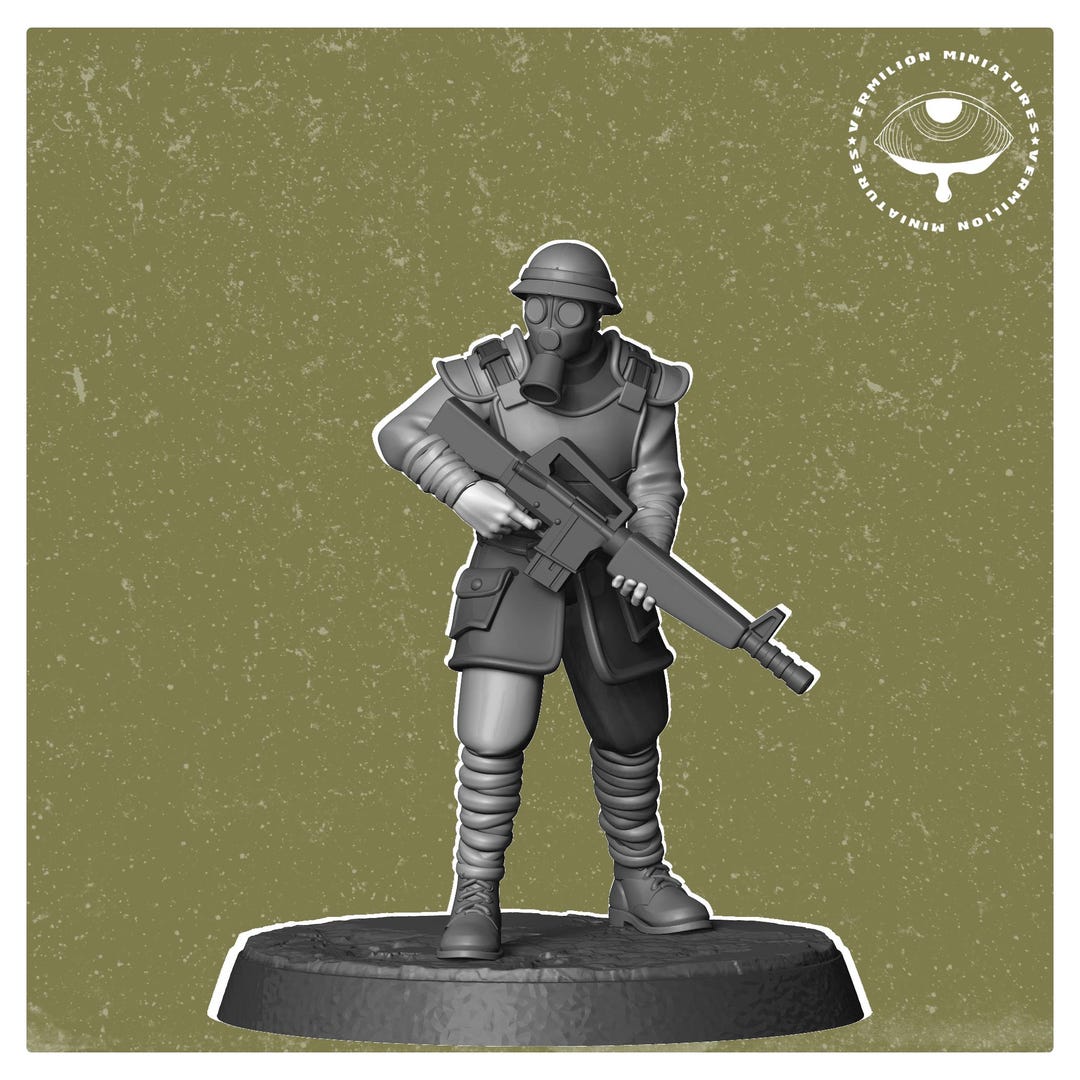 32mm Desert Patrol – Fallout RPG Mini | Post-apocalyptic Figure ...