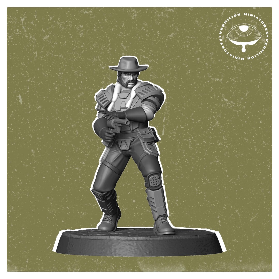 32mm Desert Patrol – Fallout RPG Mini | Post-apocalyptic Figure ...