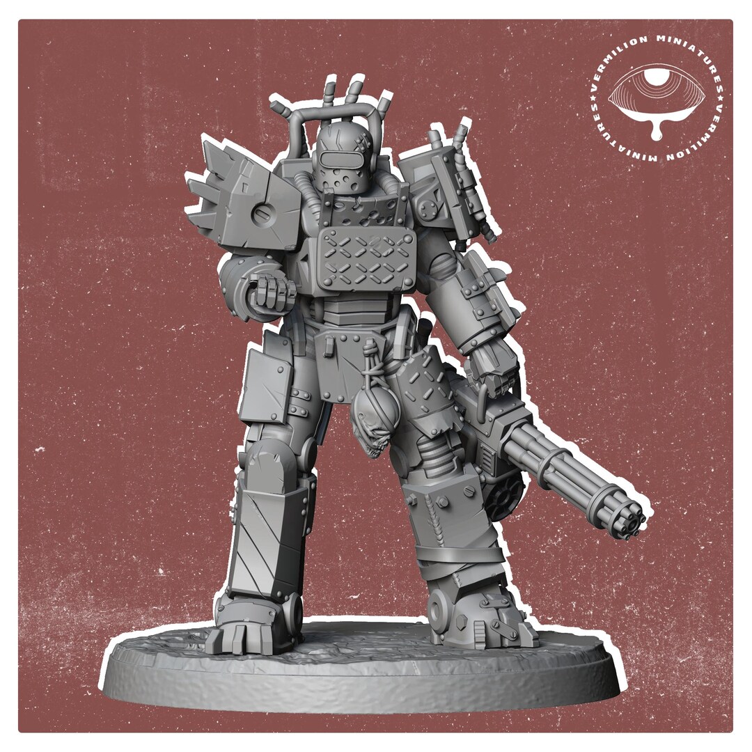 32mm Heavy Armored Wasteland Rust Reaver – Fallout RPG Mini | Post ...