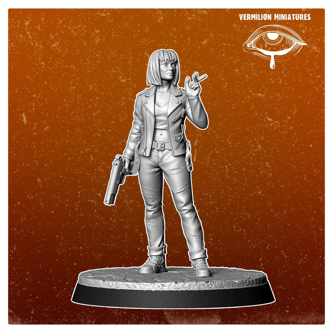 32mm Wasteland Wrench, Vera – Cool Fallout Workshop Girl Miniature ...