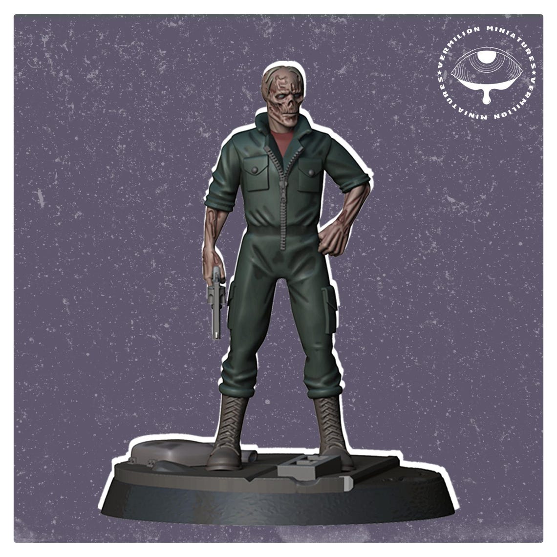 32mm Necropolis Zombie Technician – Fallout RPG Mini | Post-apocalyptic ...