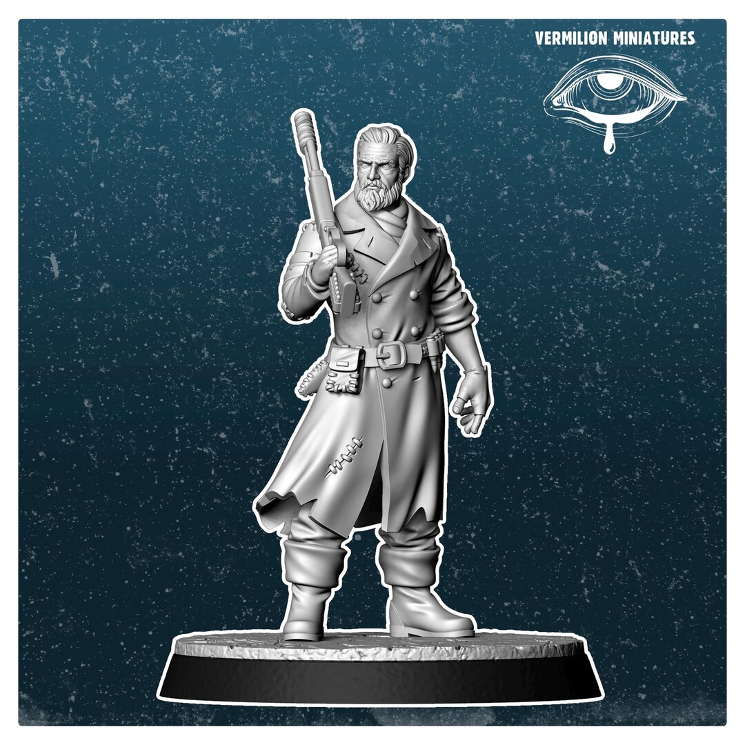 32mm Misty Island Old Hillbilly– Fallout RPG Mini | Post-apocalyptic ...