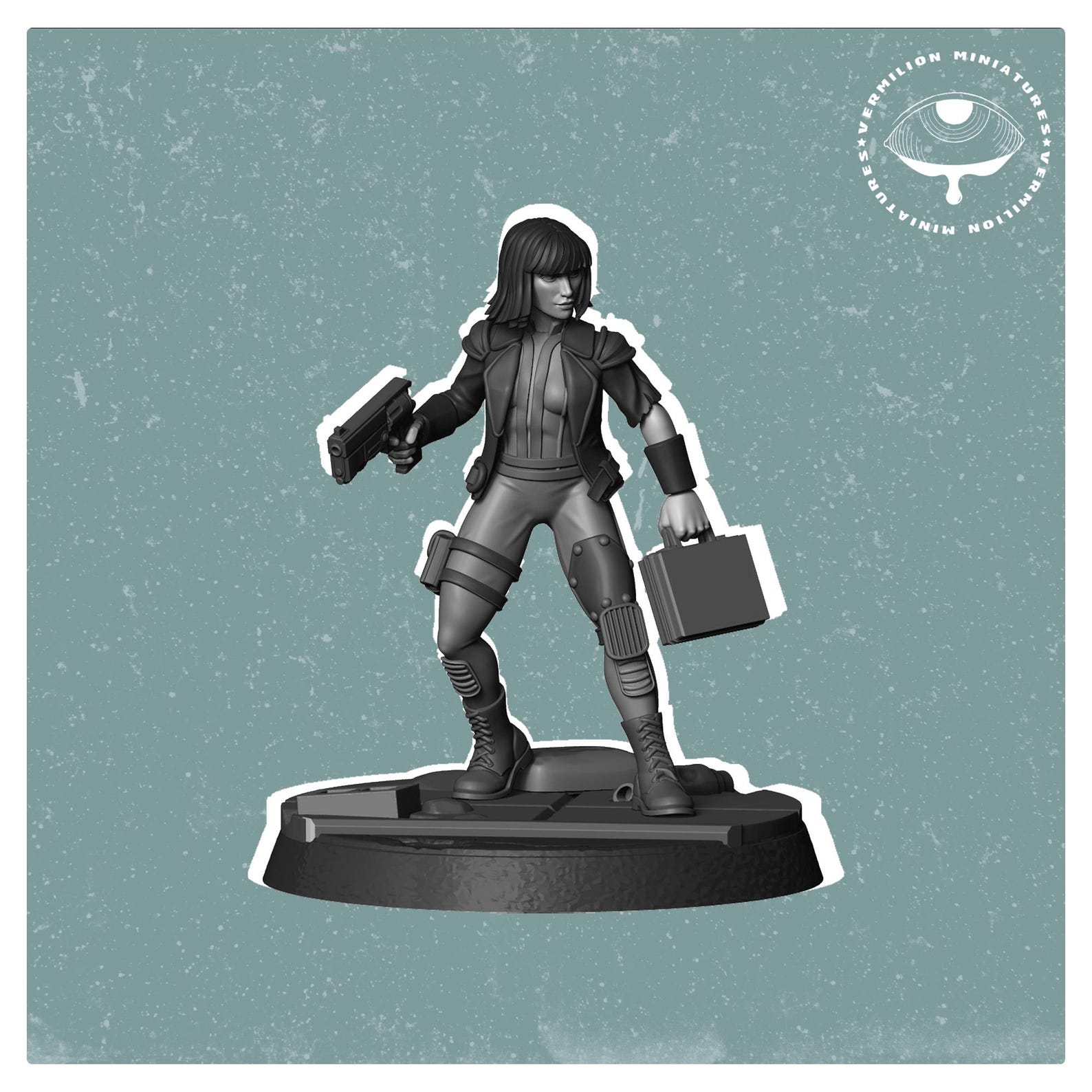 32mm Hardened Wastelander Female Hero – Fallout RPG Mini | Post ...