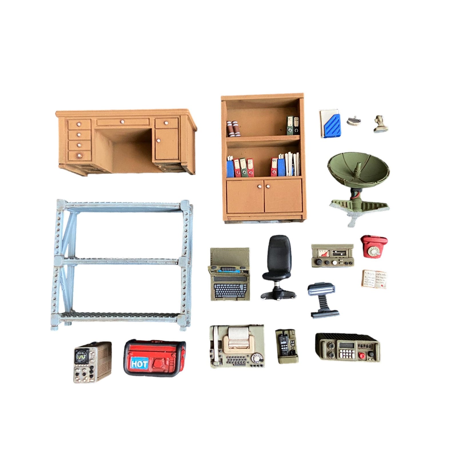 3D Printed Radio Room Furniture | 32mm Scale D&D, Fallout, Wargame RPG ...