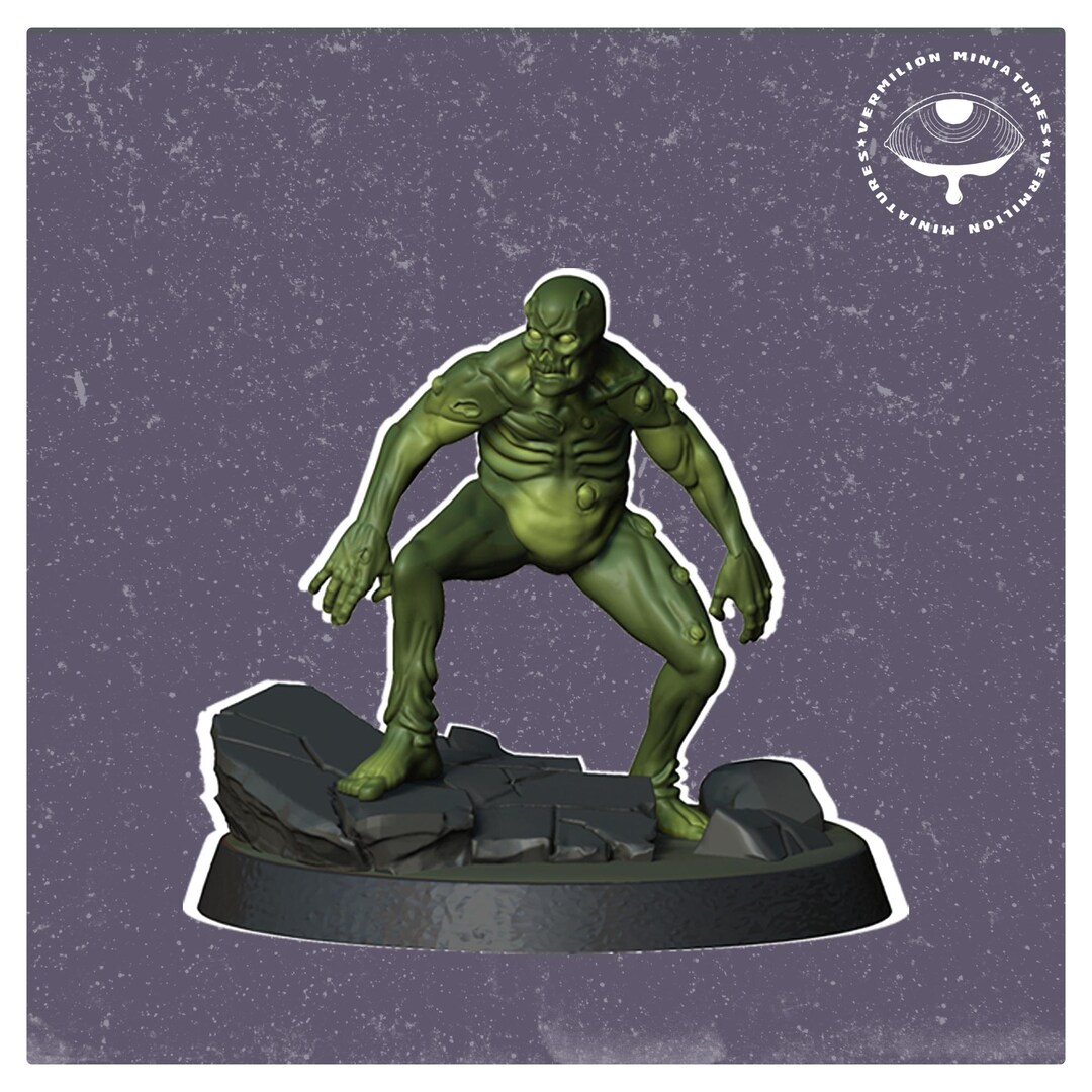 32mm Necropolis Zombie Ghoul – Fallout RPG Mini | Post-apocalyptic ...