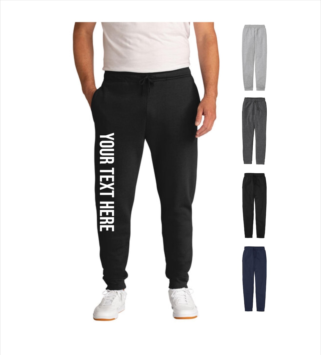 Custom Joggers, Personalized Sweatpants, Team Joggers, Port & Co Jogger ...