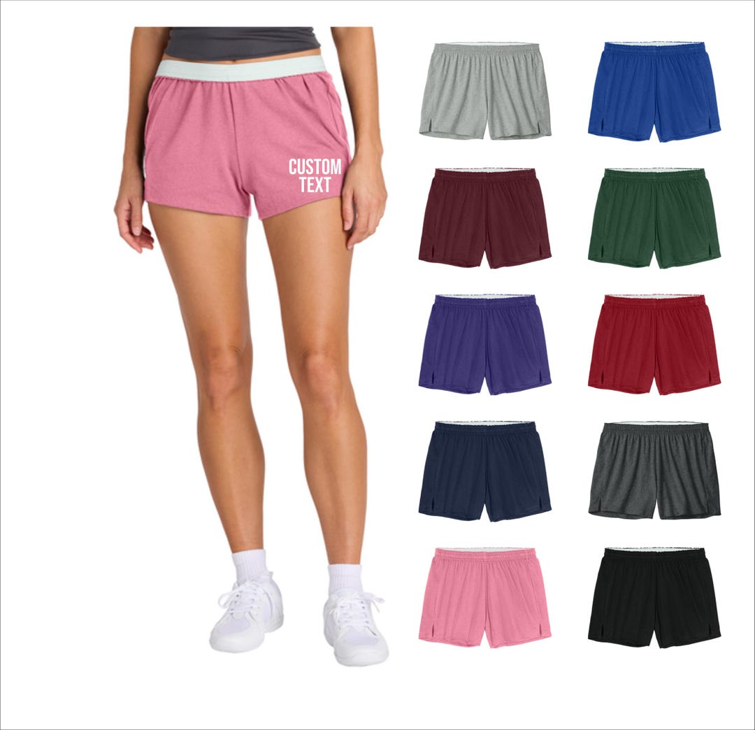 Custom Jersey Knit Dance Shorts: Cheer Team Apparel - Etsy