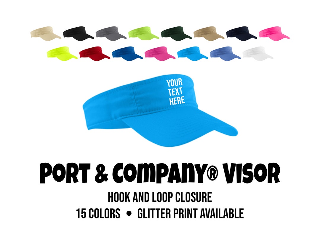 Port & Company® Visor, Custom Visor CP45 - Etsy