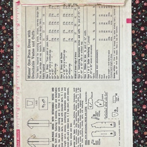 Simplicity 5740 COMPLETE Vintage Sewing Pattern for Misses Dress With ...